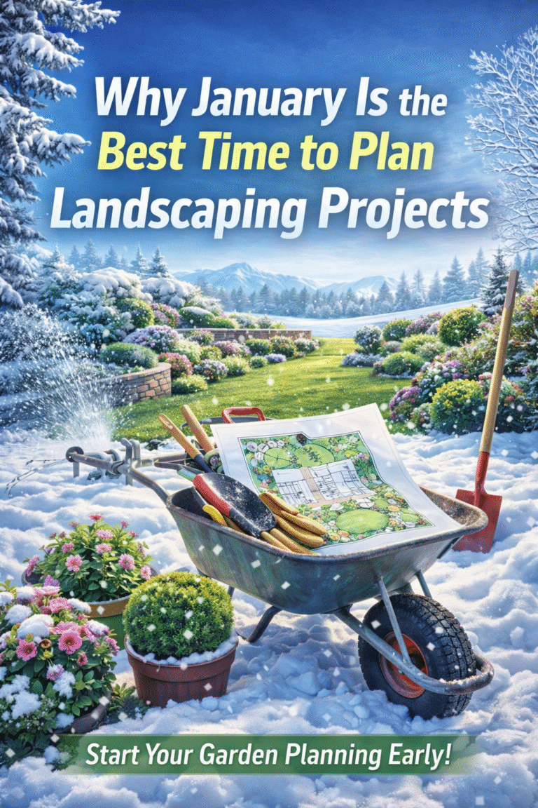 Why January Is the Best Time to Plan Landscaping Projects | Rooted Lawn ...